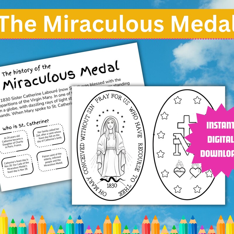 Miraculous Medal - Etsy