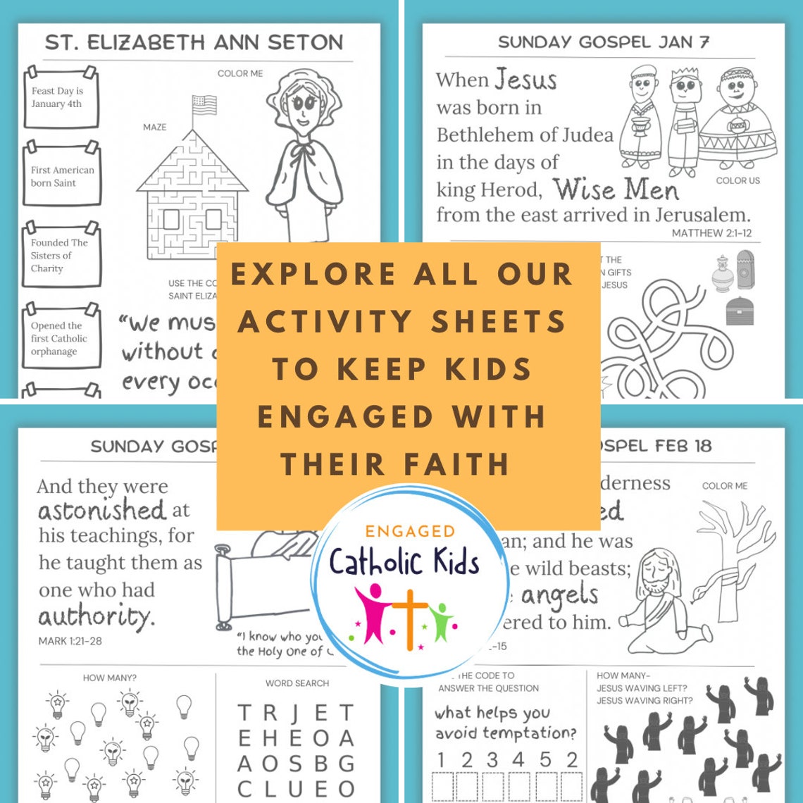 Holy First Communion Printable Eucharist Printable Catholic Sacrament ...