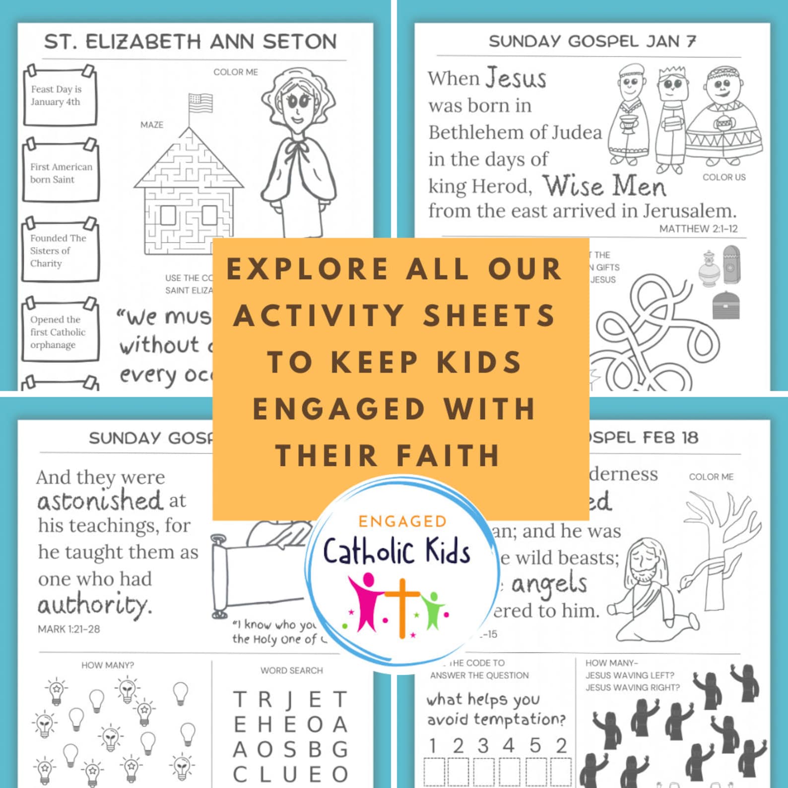 Holy First Communion Printable Eucharist Printable Catholic Sacrament ...