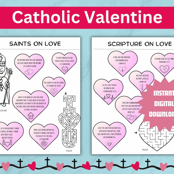 Bible Valentine Games - Etsy