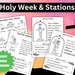 Catholic Kid Lent Activities Bundle | Holy Week + Stations of the Cross ...
