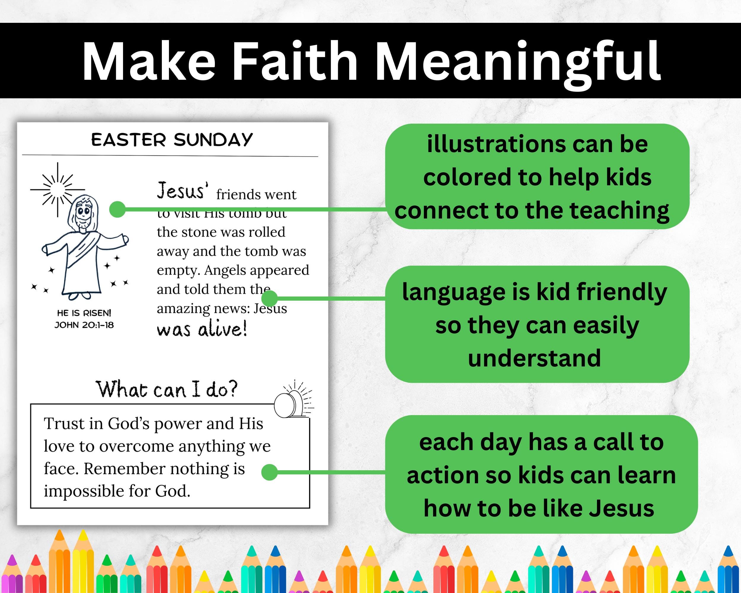 Catholic Kid Lent Activities Bundle | Stations of the Cross + Holy Week ...