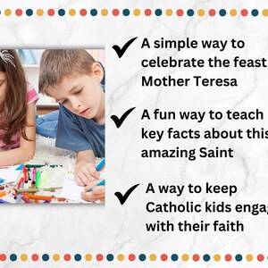 Mother Teresa Worksheet All Saints Day Activity Catholic Printable With ...