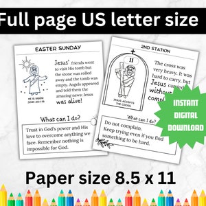 Catholic Kid Lent Activities Bundle | Stations of the Cross + Holy Week ...