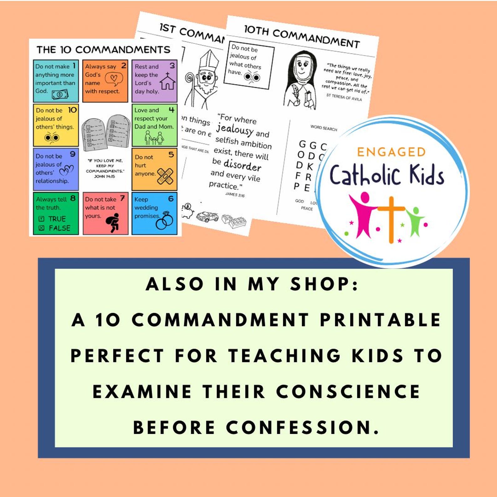First Reconciliation Prep With Examination of Conscience and Act of ...