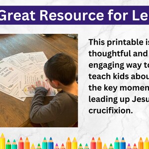 Stations of the Cross Printable: Catholic Kids Lent Activities (digital ...