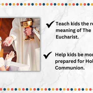 First Holy Communion Preparation | Eucharist Activity for Catholic ...