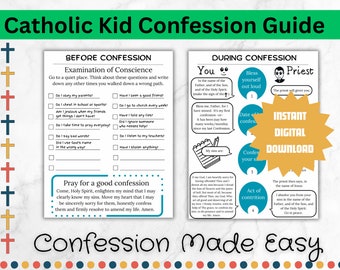 Confession Guide for Kids - Etsy