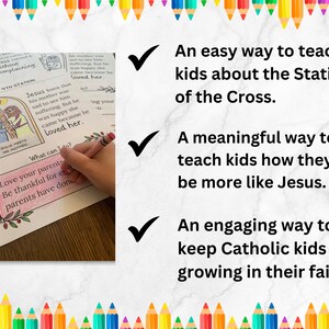 Stations of the Cross Printable | Catholic Lent for Kids | Lent ...