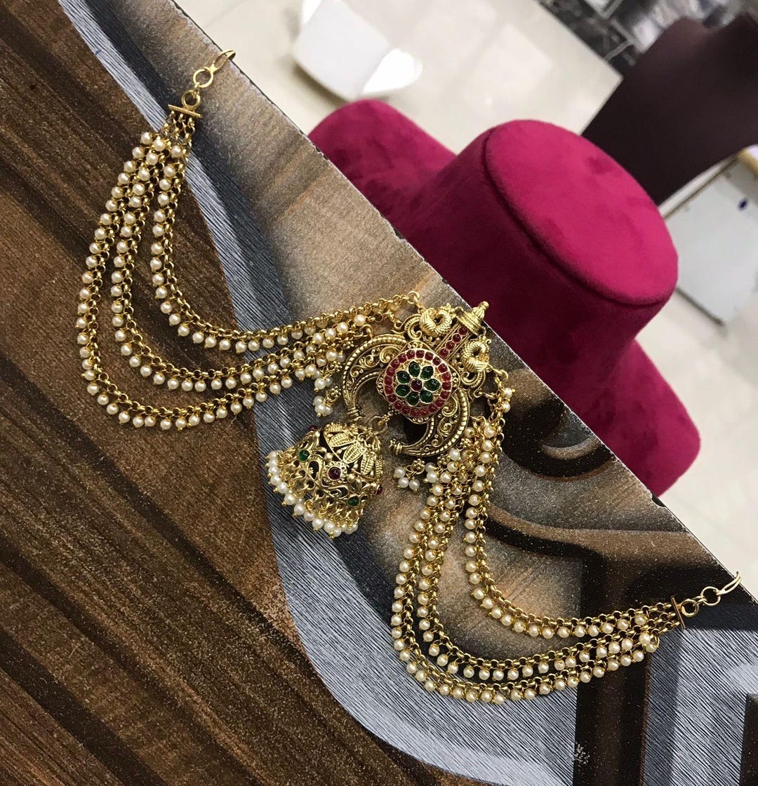 Antique Gold Jude Pin/juda Pin/classical Dance Jewelry/bridal Hair Clip ...