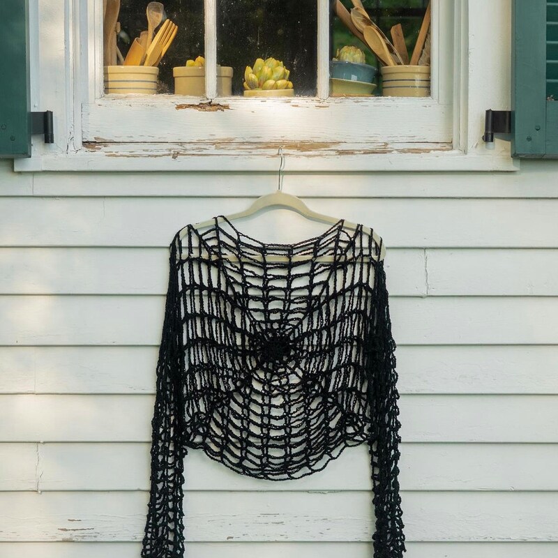 Spider Web Sweater - Etsy