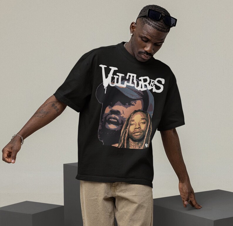 Limited Kanye X Ty Dolla Sign T-shirt, Vultures, T-shirt, Concert T ...