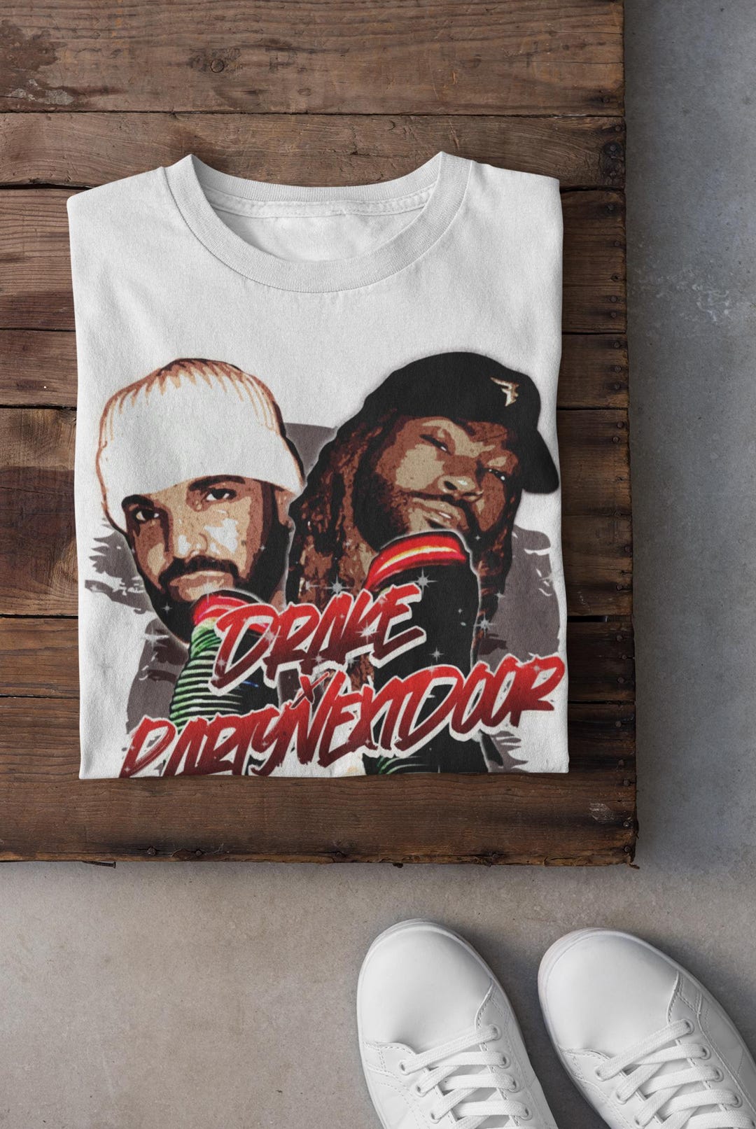Limited Partynextdoor X Drake T-shirt, T-shirt, Concert T-shirt, Bootleg T-shirt, Custom Tee ...