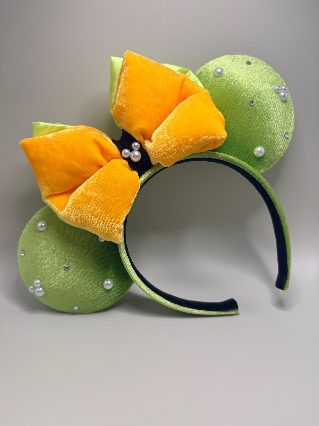 Tiana Inspired Minnie Mouse Ears - the Princess and the Frog - Etsy UK