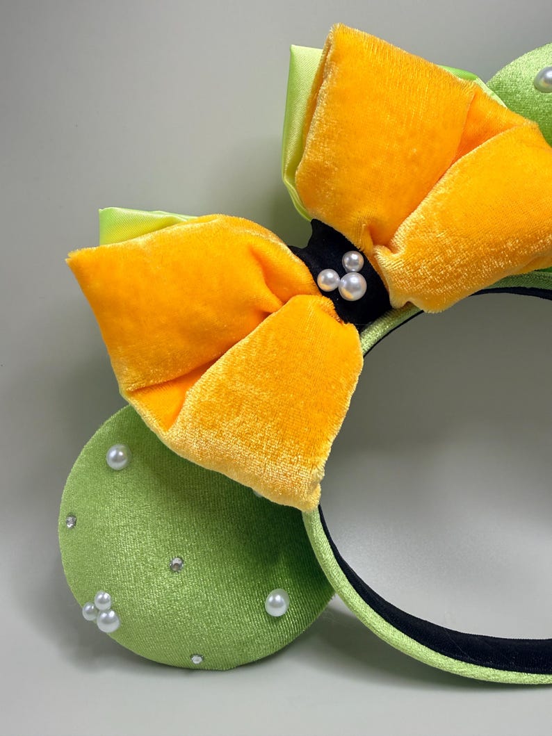 Tiana Inspired Minnie Mouse Ears - the Princess and the Frog - Etsy