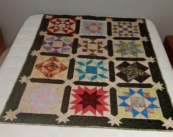 Handmade Patchwork Quilt - Etsy