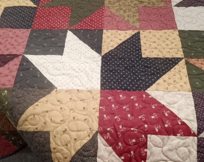 Quilted Throw or Table Topper - Etsy