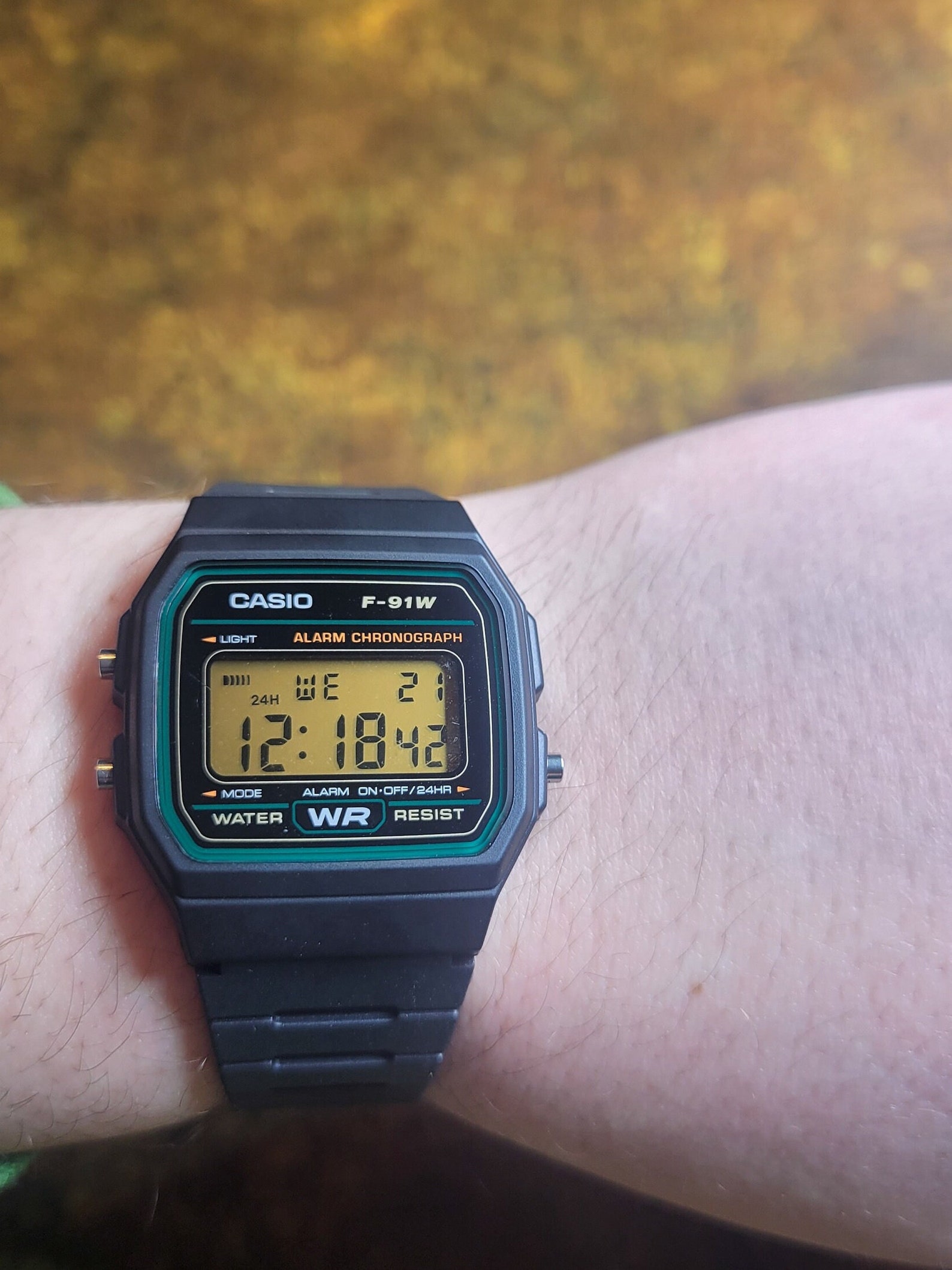 Casio F91W Custom Mod With Color Screen Mod Water Resistant Watch - Etsy
