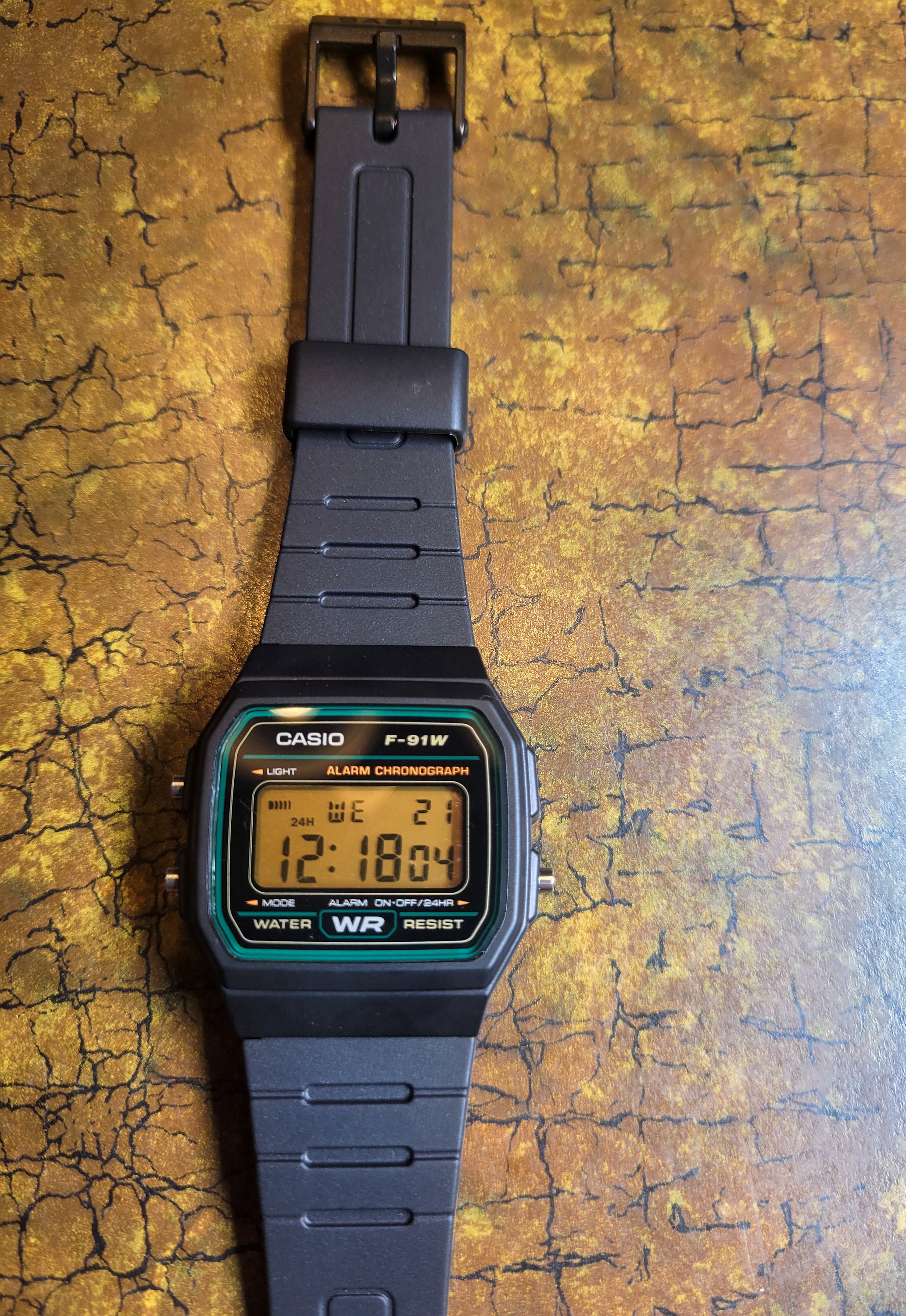 Casio F91W Custom Mod With Color Screen Mod Water Resistant Watch - Etsy