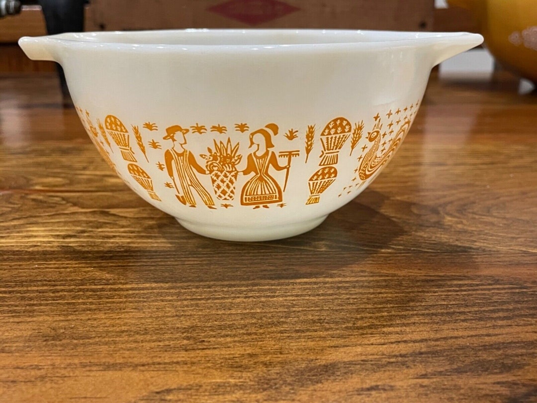 Vintage Rare HTF Pyrex Orange Butterprint Amish Cinderella - Etsy