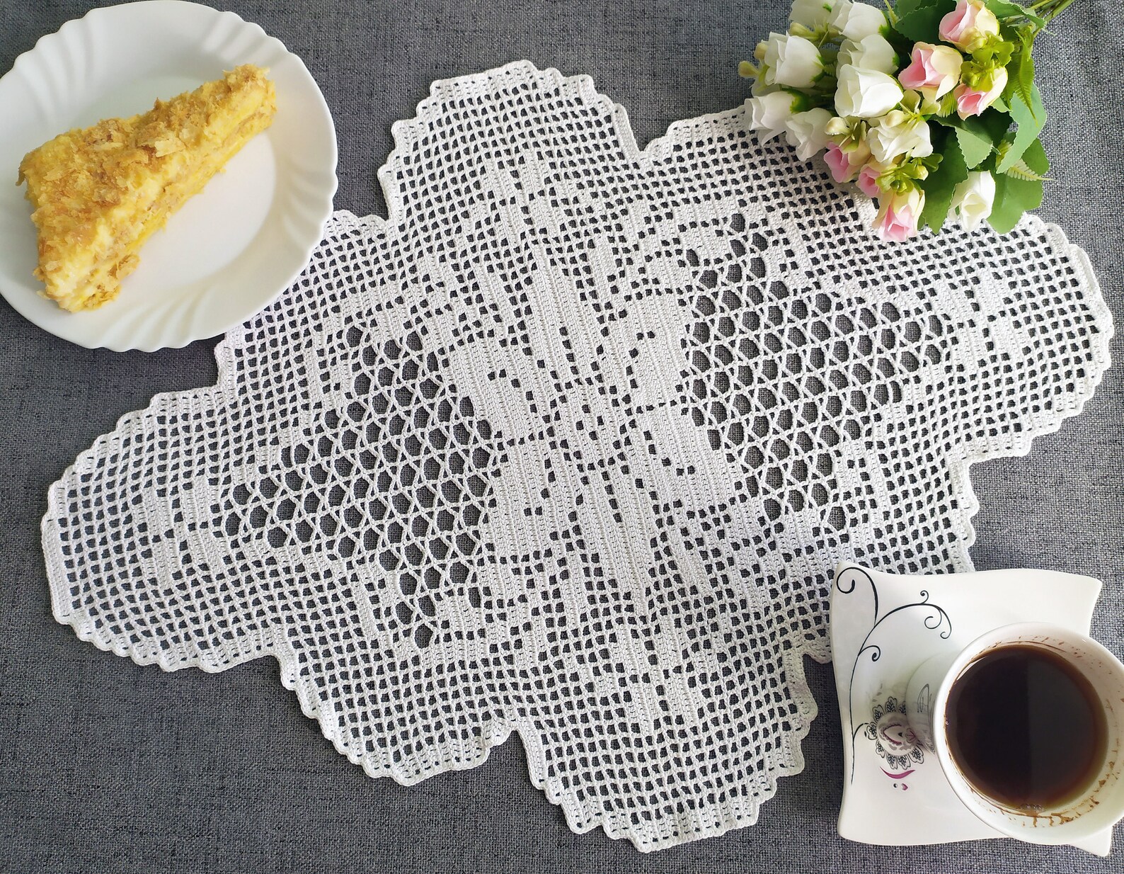 Digital Crochet Pattern PDF Instant Digital Download Filet Crochet ...