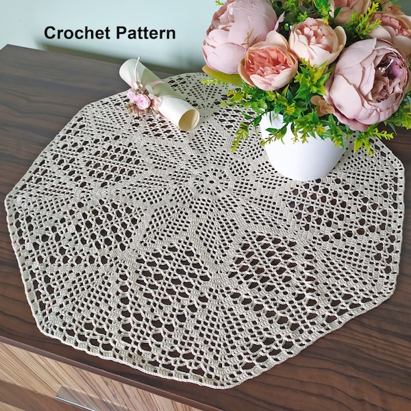 Crochet Table Center - Etsy