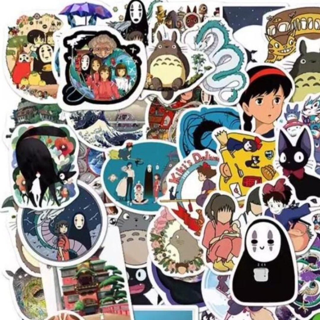 Ghibli Stickers - Random Sticker Pack - Vinyl Stickers - Kawaii ...