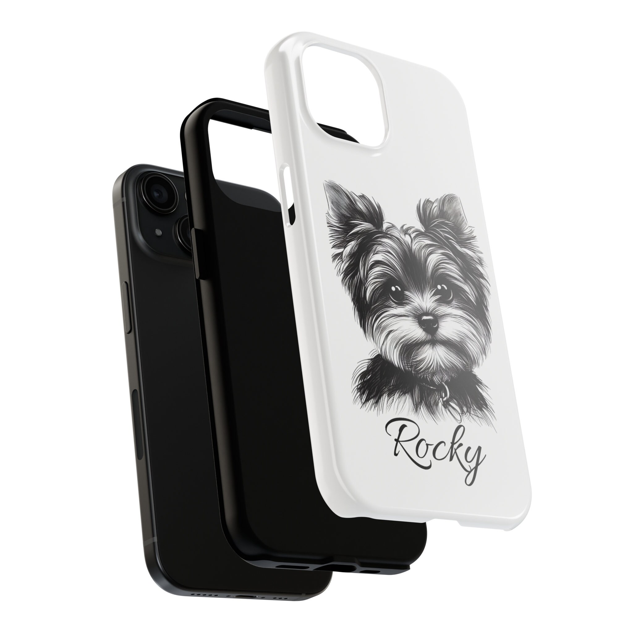 Custom Pet Yorkie Case for Iphone®, Hard - Etsy
