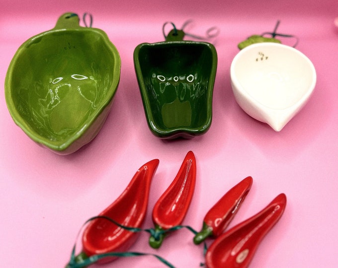 Vintage Avon Ceramic Vegetable Measuring Cup Set Retro Kitchen Decor - Etsy