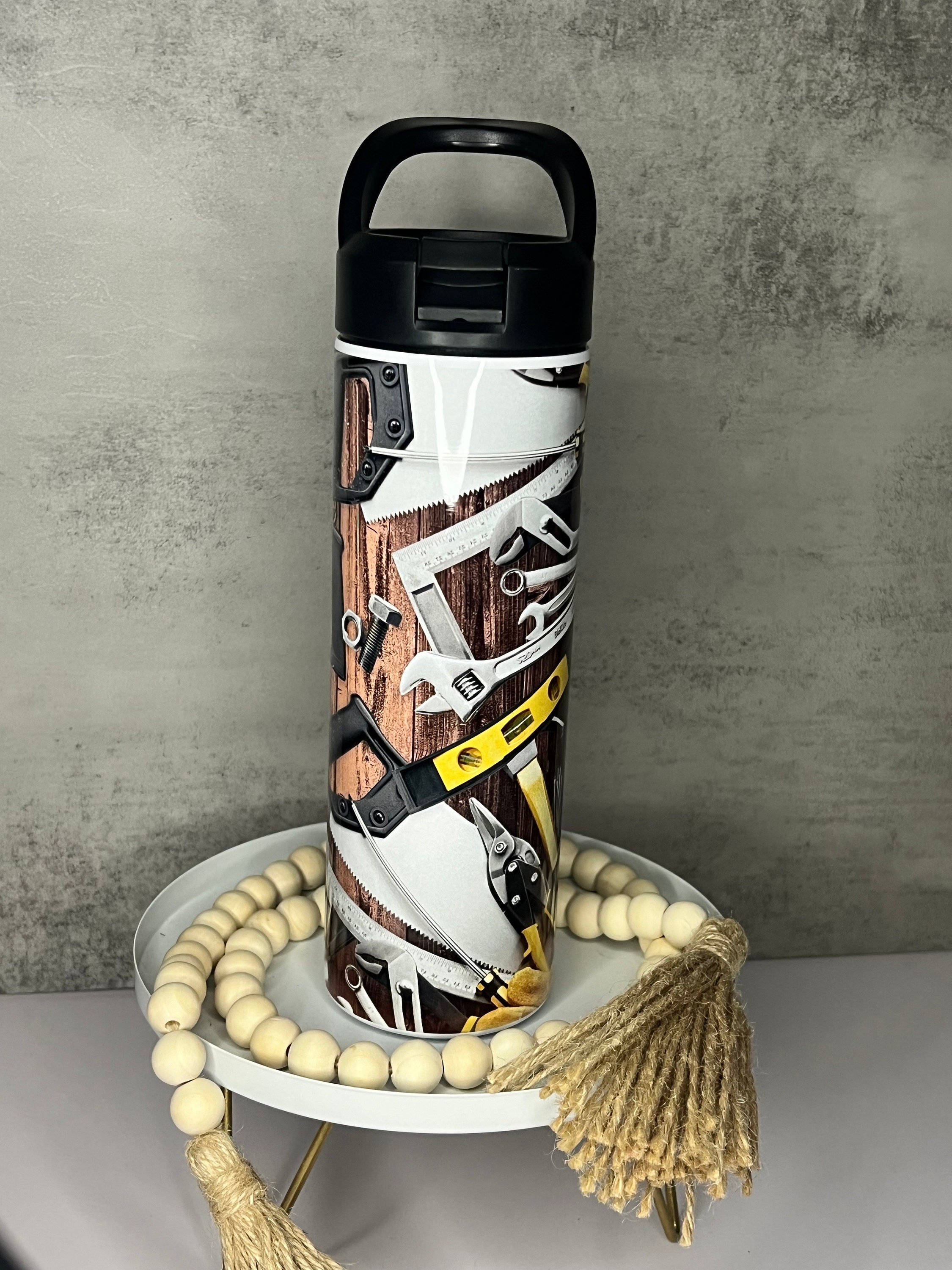 Construction Sublimated Tumbler | Men’s Tumbler | Construction Water ...