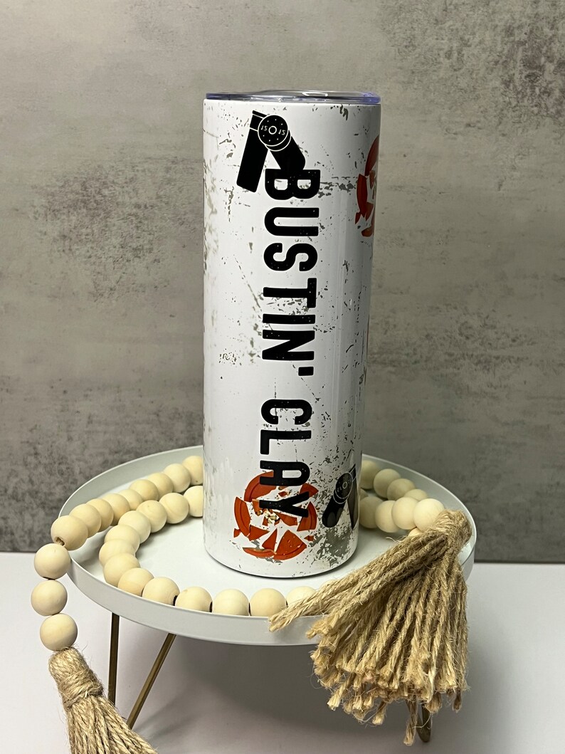 Trap Mom Sublimated Tumbler | Trap Shoot Tumbler | Bustin’ Clay | Clay ...