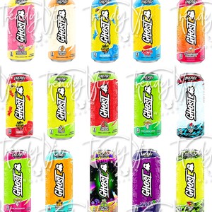 Ghost Digital Download * NOT a CUP WRAP*|| Ghost || Energy Drink ...