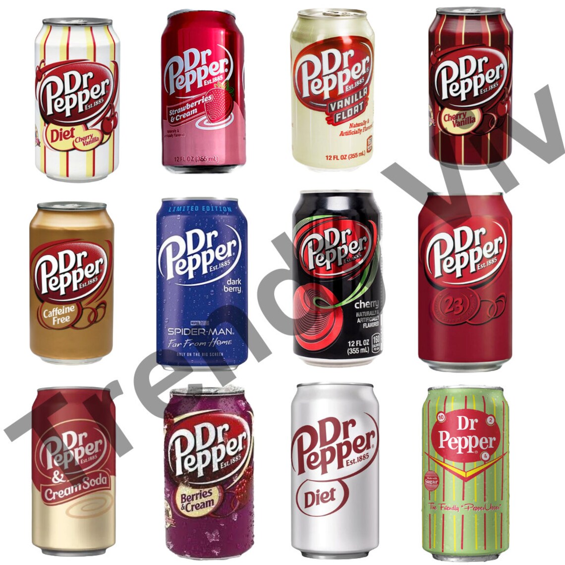 Dr. Pepper Digital Download* NOT a CUP WRAP* || Dr. Pepper || Soda ...