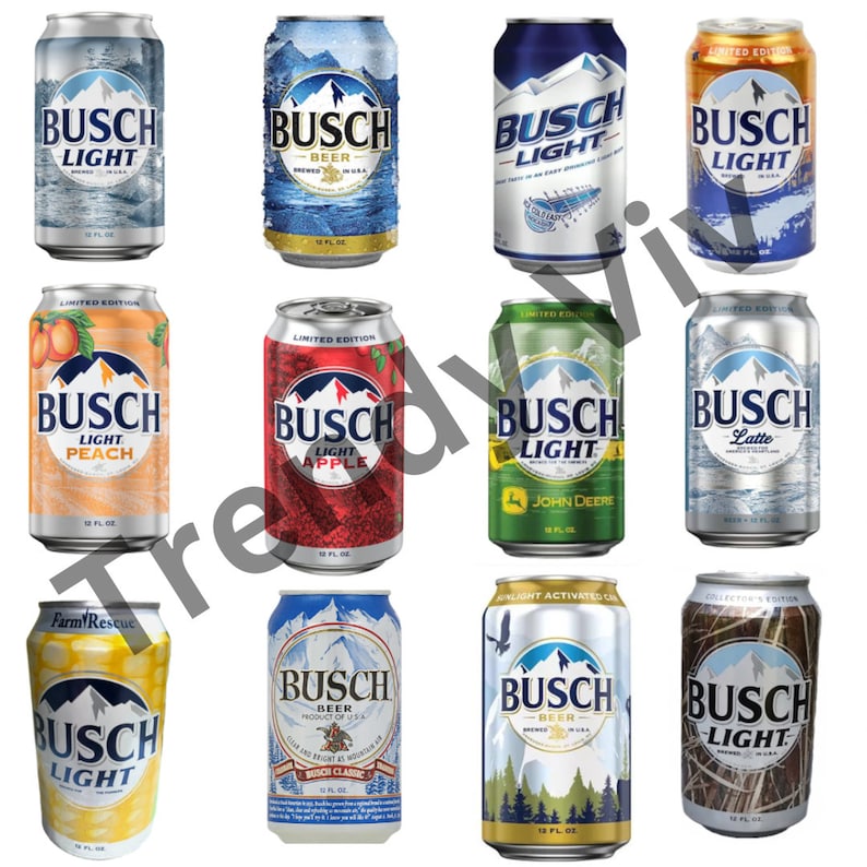 Busch Light Digital Download * NOT a CUP WRAP*|| Busch Light || Alcohol ...