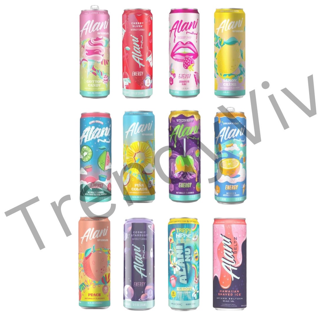 Alani Nu Digital Download NOT a CUP WRAP Alani Nu Energy Drink Trending ...