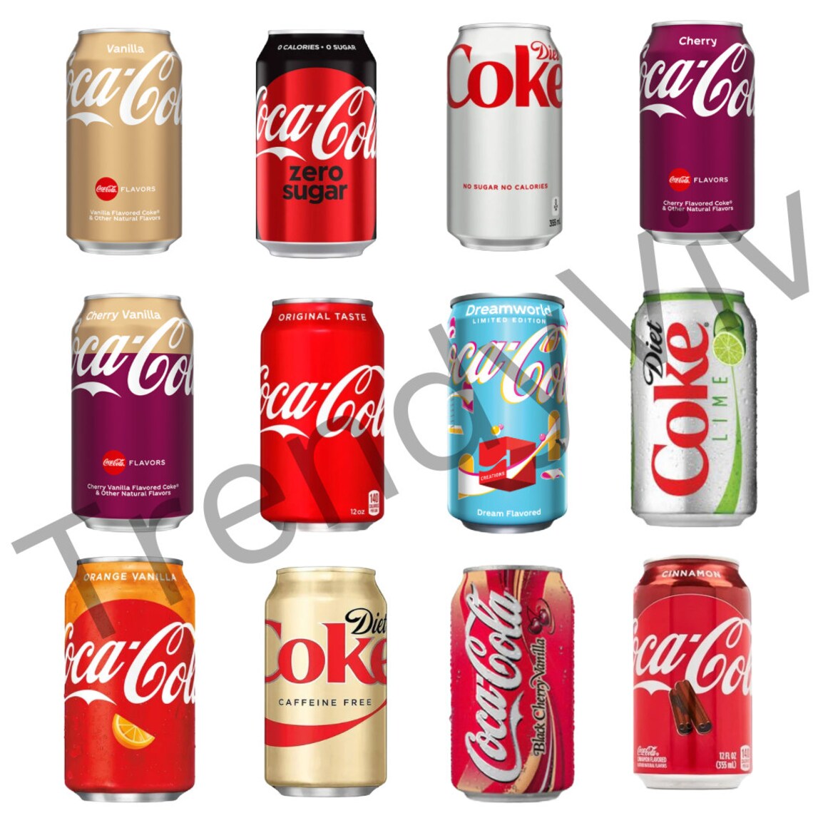 Coke Cola Digital Download * NOT a CUP WRAP* || Coke Cola || Soda Drink ...