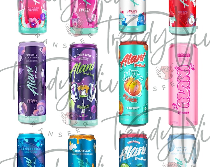 Alani Nu Digital Download * NOT a CUP WRAP*|| Alani Nu || Energy Drink ...