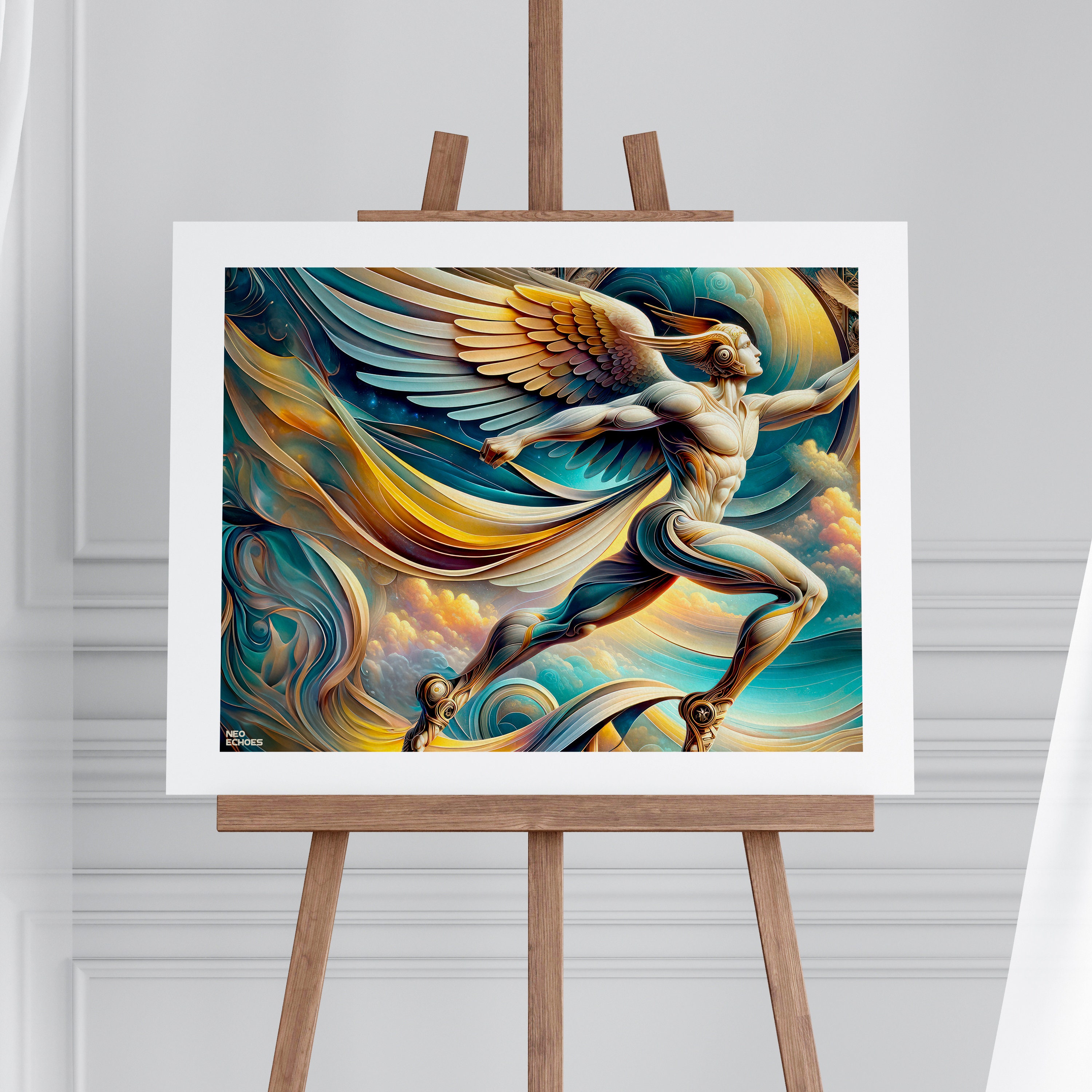 Hermes, Mythology Art Print, Hermes, the Messenger, Wall Art, Home ...