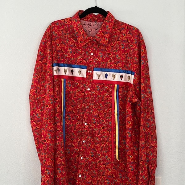 Native American Ribbon Shirts - Etsy