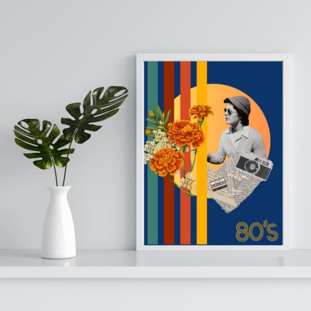 80's, Poster, Retro, Vintage, Download Wall Art, Digital Prints ...