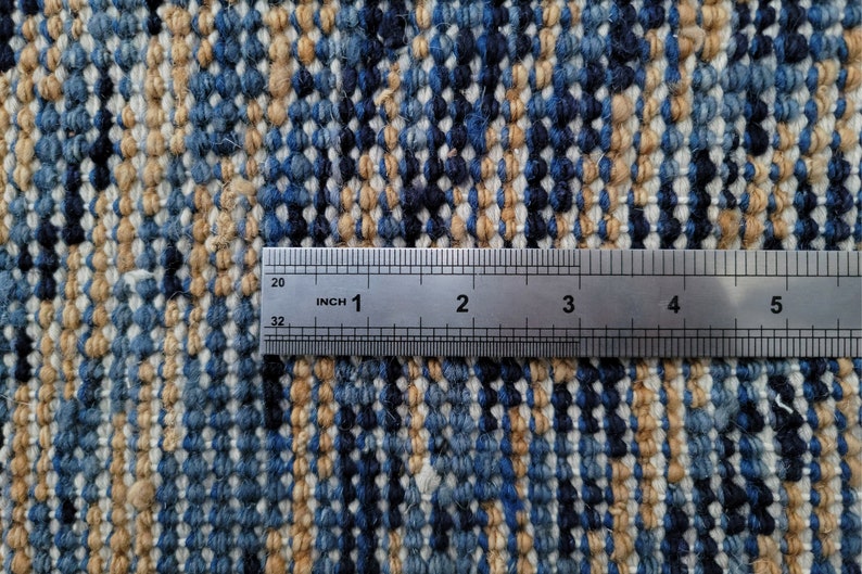 Large Modern Moroccan Berber Rug Blue 17.4x11.7 Ft, Wool Rectangle ...