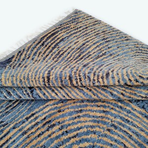 Large Modern Moroccan Berber Rug Blue 17.4x11.7 Ft, Wool Rectangle ...