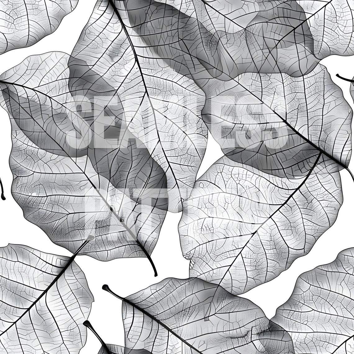 Autumn Leaves Seamless Patterns Endless High Quality Print Design All ...