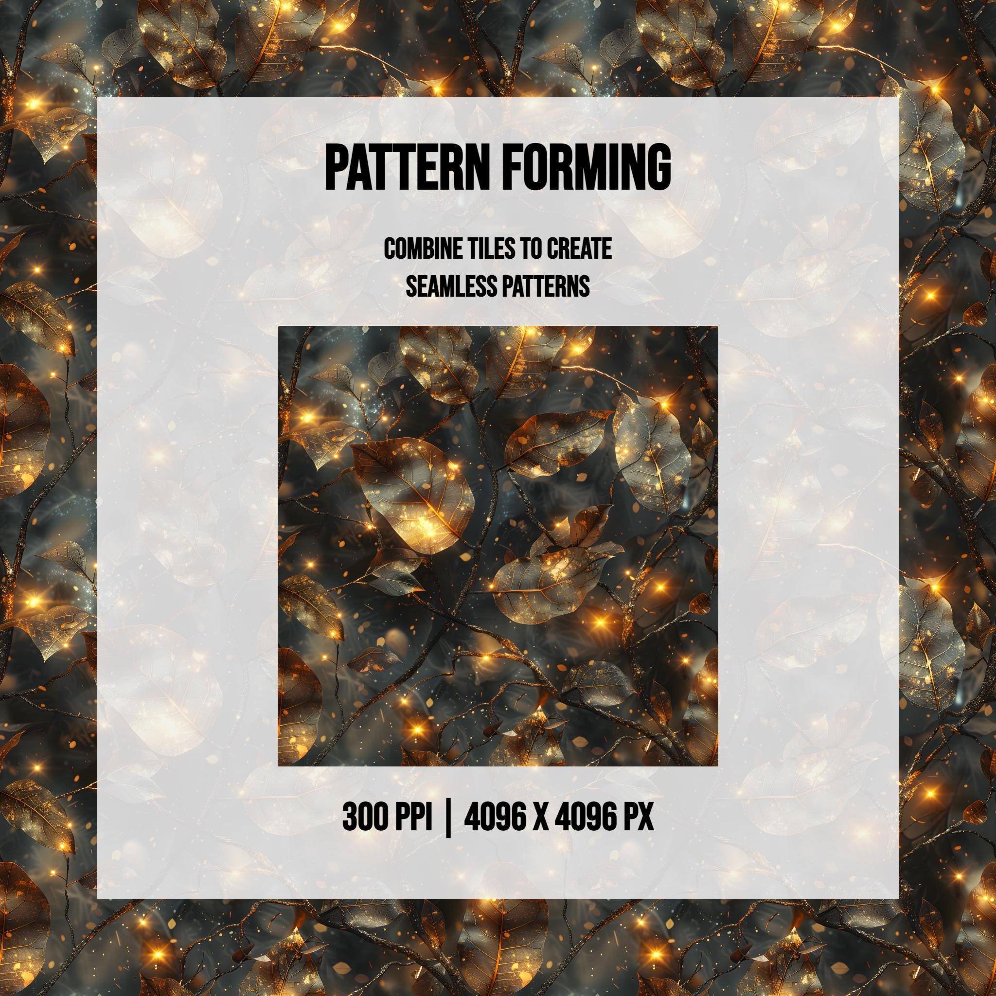 Autumn Leaves Seamless Patterns Endless High Quality Print Design All ...