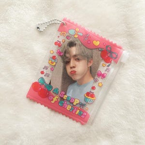 A Scoop of Cherries Candy PVC Pocket (photocard Holder) - Etsy