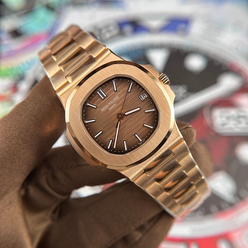 Patek Philippe Nautilus 5711 Gold Chocolate 41mm,stainless Steel Patek ...