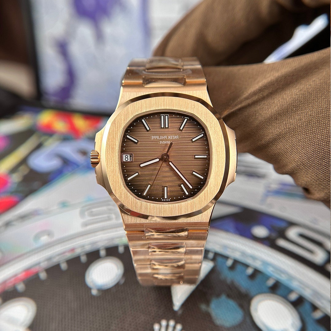 Patek Philippe Nautilus 5711 Gold Chocolate 41mm,stainless Steel Patek ...