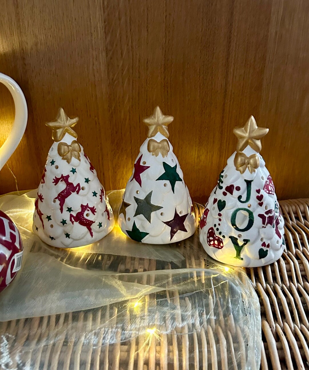 Emma Bridgewater Inspired Mini Tea Light , Christmas Gift, Birthday ...