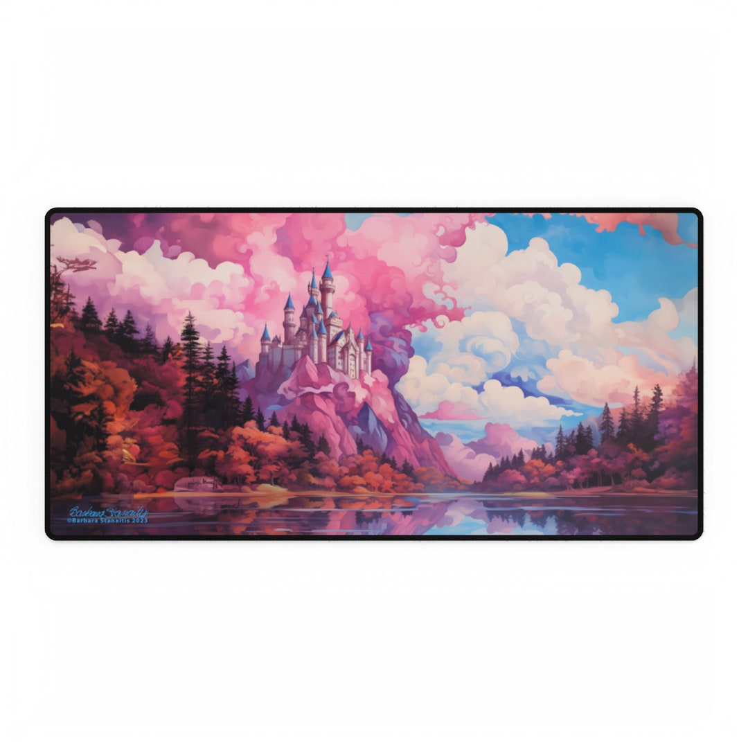 Gaming Pad, XL Mouse Pad, Desk Mats, Desk Accessory, Neuschwanstein ...