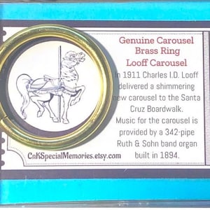 Carousel Brass Ring - Etsy